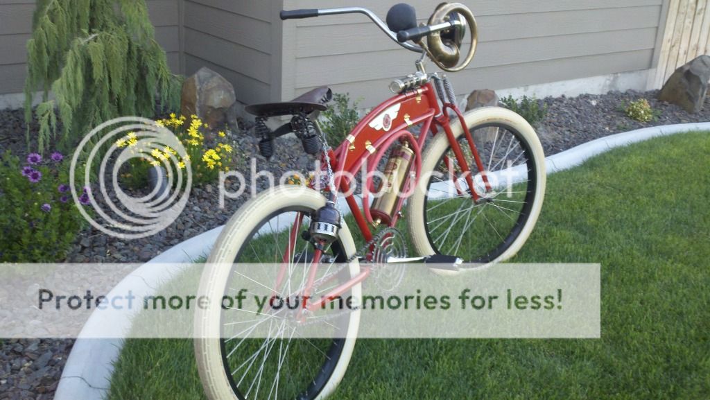 Themed build! Shelby fire engine bike!!! | Rat Rod Bikes Bicycle Forum