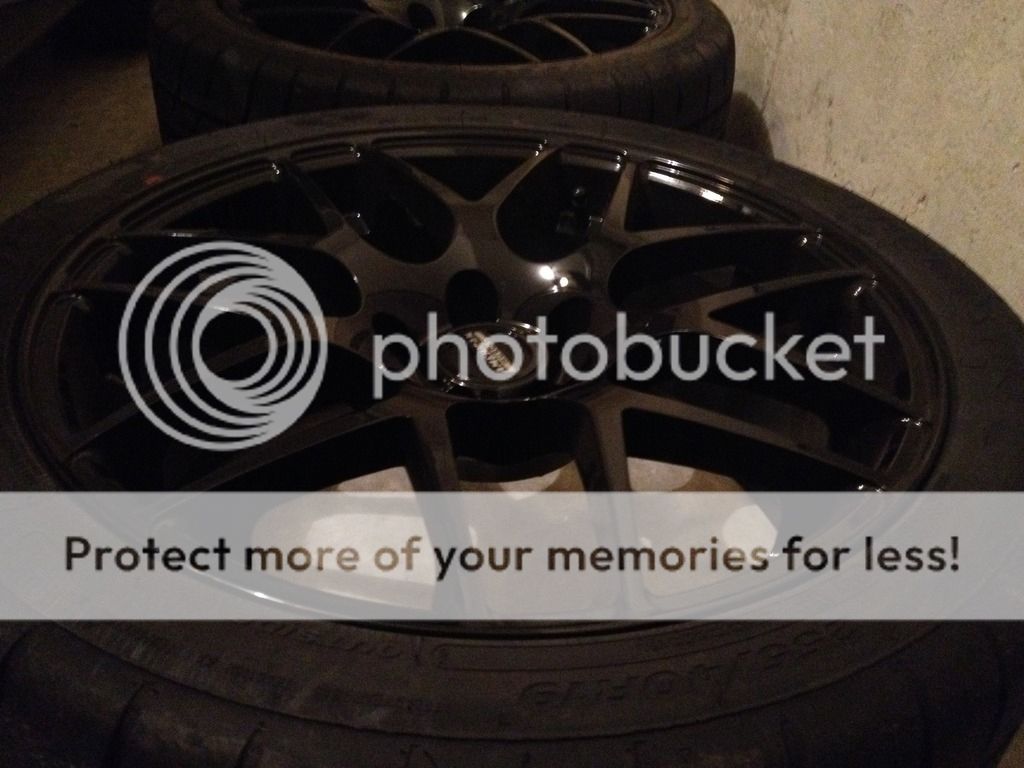 Black AMR Wheels (19x8.5/19x10) with new MT tires | 2015+ S550 Mustang ...